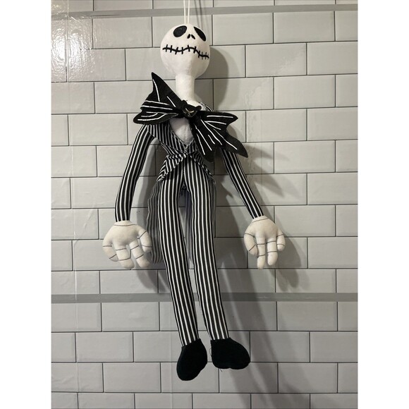 Disney | Holiday | Jack Skellington Bendable Poseable Doll 9 Plush ...